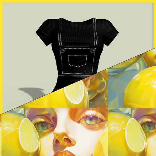 Second Life Marketplace Waifus Overalls Outfit 6906